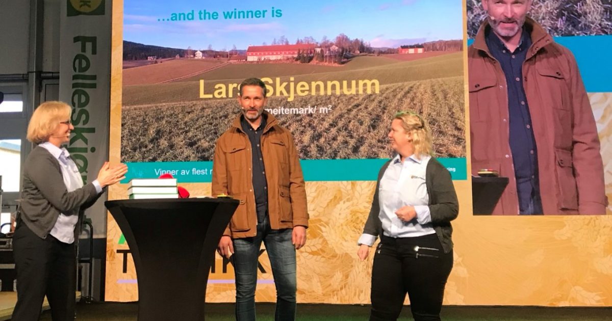 Lars Skjennum er Årets Markløfter | Norsk Landbruksrådgiving